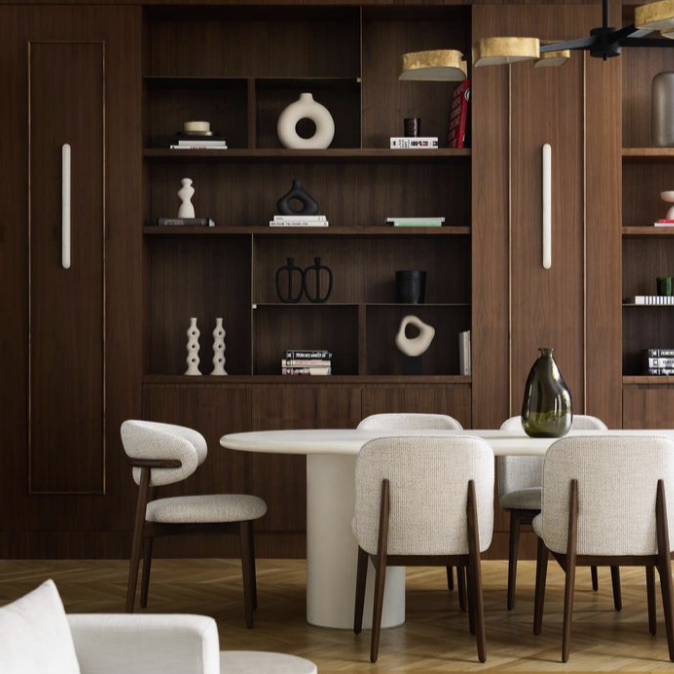 Astrid - Esstafel im Mortex-Look - 240 cm - Microskin — Furnified