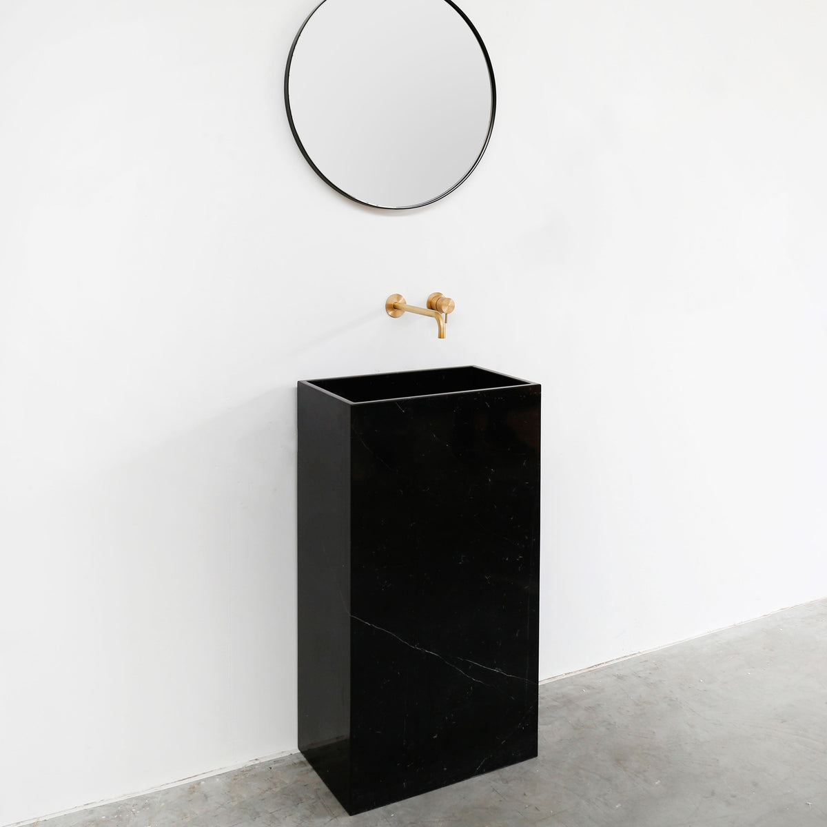 Hand washer - Etienne - Marble - Black — Furnified